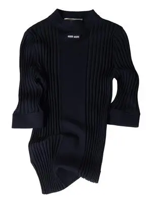 MIU MIU Miu Miu Wool Ribbed High Neck Sweater