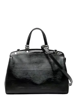 LOUIS VUITTON Epi Leather Brea Mm Satchel - Black