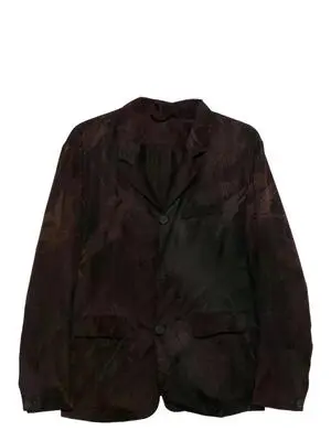 CHRISTIAN PEAU Floral Buttoned Blazer - Brown