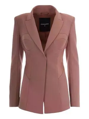 Patrizia Pepe Tailored Blazer - Pink