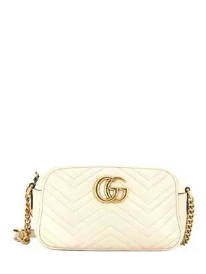 Gucci Matelassé Leather Shoulder Bag - Neutrals