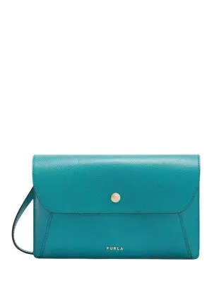 Furla Lea Turn-lock Clutch Bag - Blue