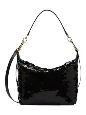 Furla Furla Sequin Embellished Shoulder Bag Black