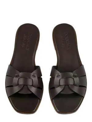DOUCAL'S Leather Sandals - Brown