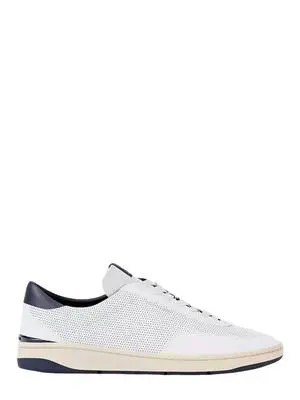 Michael Kors Wilton Perforated Leather Sneakers - White