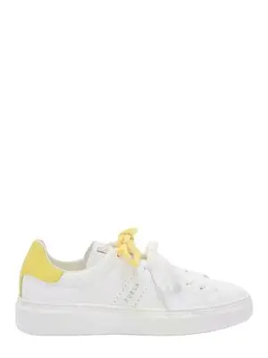 Furla Lace-up Sneakers With Contrasting Details - White