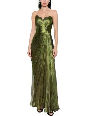 IRIS SERBAN Giselle Maxi Dress - Green
