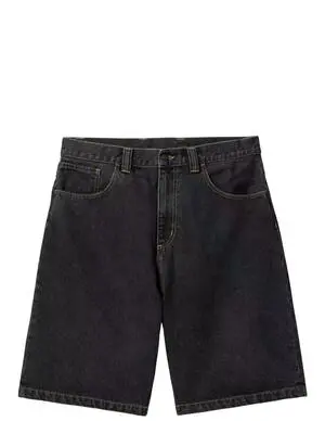 Carhartt Work In Progress Brandon Stone-washed Denim Shorts - Black