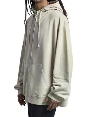 MAISON MARGIELA Zip Embroidery Sweatshirt - Neutrals