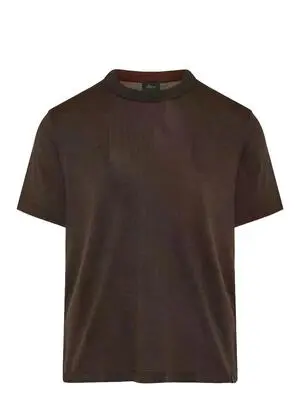 Brioni Crew-neck T-shirt - Brown