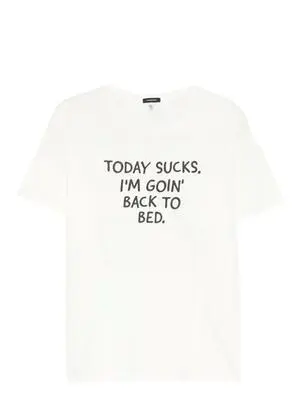 R13 Text T-shirt - White