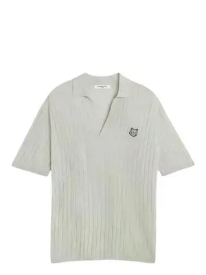 MAISON KITSUNÉ Fox Head Ribbed T-shirt