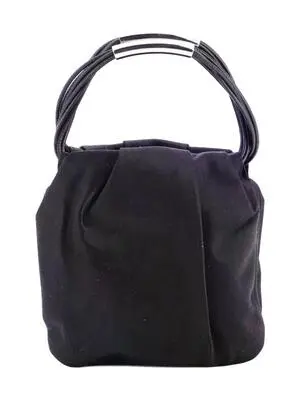 Saint Laurent Saint Laurent Pochon Mini Satchel Bag Black