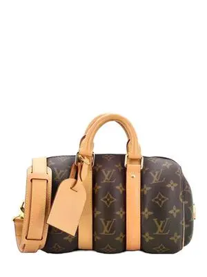 LOUIS VUITTON Keepall Bandouliere 25 Monogram Shoulder Bag - Brown