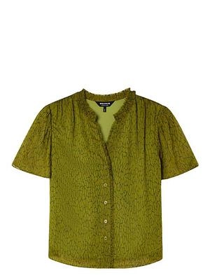 Whistles Abstract Print Woven Blouse - Multi-coloured