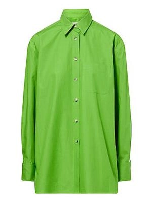 Khaite Newton Cotton Shirt - Absinthe