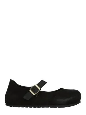 BIRKENSTOCK Birkenstock Suede Mantova Mary Jane Sandals Black