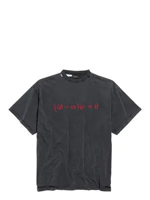 Balenciaga Cotton Dirac Formula T-shirt - Yellow