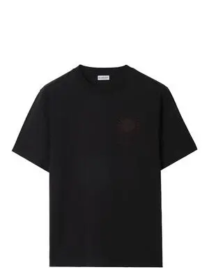Burberry Cotton Sun T-shirt - Black