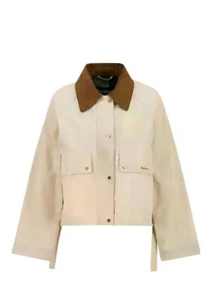 Barbour Medland Corduroy Collar Jacket - Neutrals