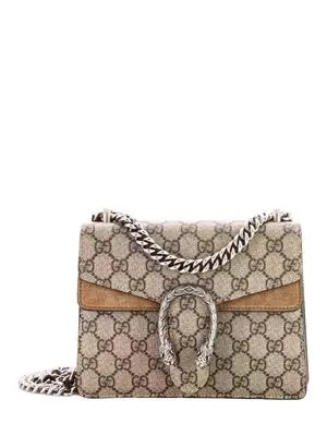 Gucci Gucci Dionysus GG Coated Canvas Mini Crossbody Bag Brown