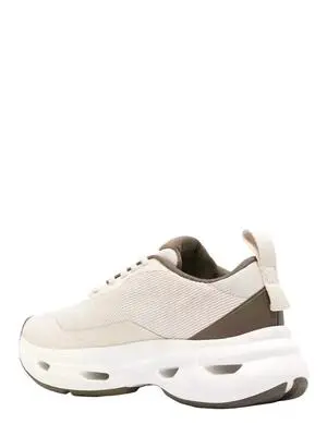 Emporio Armani Technical Knit Sneakers - Neutrals
