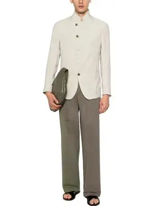 Emporio Armani Button-up Jacket - Neutrals