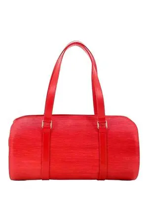 LOUIS VUITTON Soufflot Epi Leather Handbag - Red