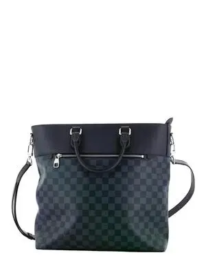 LOUIS VUITTON Damier Cobalt Newport Tote Satchel - Blue