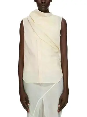 RICK OWENS Rick Owens Draped Sleeveless Shirt