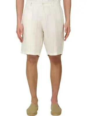 Boggi Milano Striped Bermuda Shorts - Neutrals