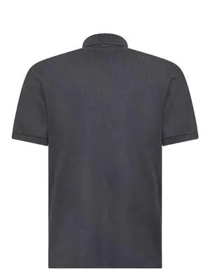 Zegna Button-placket Polo Shirt - Grey