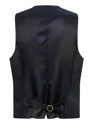 LARDINI Buttoned Waistcoat - Blue