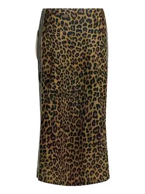 Kapital Leopard Print Midi Skirt - Neutrals