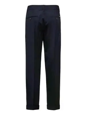 Dsquared2 Tailored Cuffed Trousers - Blue