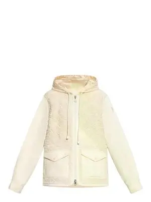 Moncler Moncler Erable Cotton Hooded Jacket Neutrals
