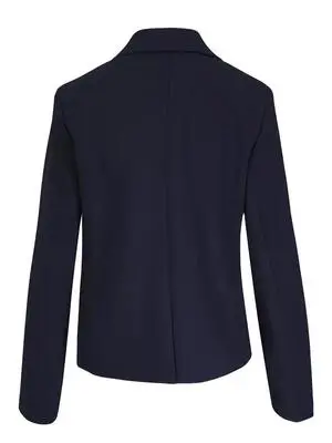 Lafayette 148 New York Doubleface Wool Jacket - Blue