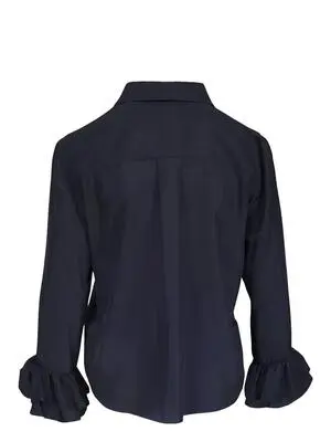 Dorothee Schumacher Ruffled Shirt - Blue