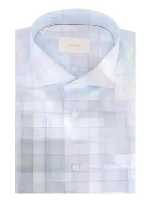 Eton Plaid Shirt - Blue