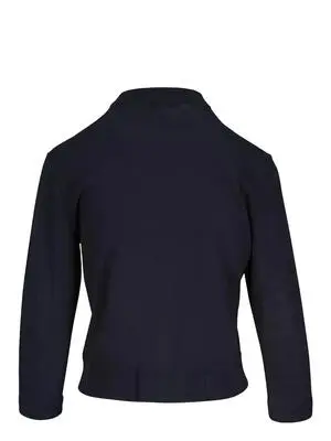 Dorothee Schumacher Pocket Button Knit Top - Blue