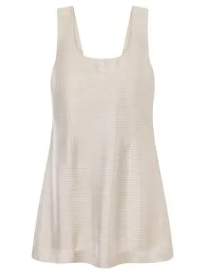 KALLMEYER Eloise Satin Mini Dress - Neutrals