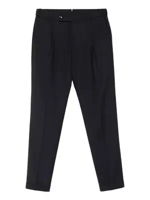 BERWICH Xretrolong Pleated Tailored Trousers - Black