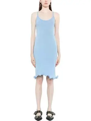 JNBY Budding-hem Mini Dress - Blue