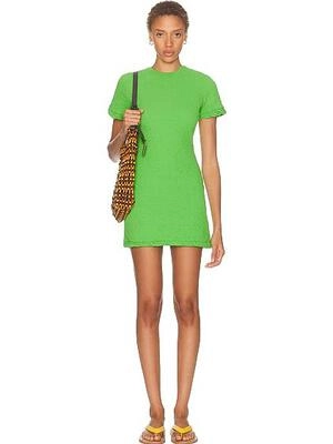 Staud Delia Mini Dress - Sprout