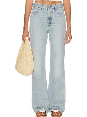 HAIKURE Korea Straight Leg Jeans - Celestial