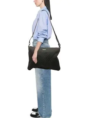 Gucci Gucci GG Denim Cross Body Bag Brown
