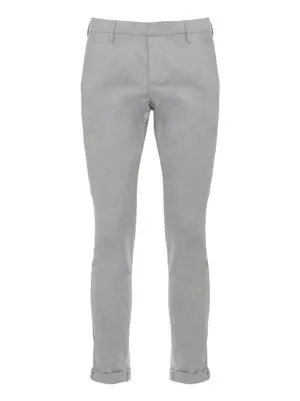 DONDUP Button-detail Trousers - Grey