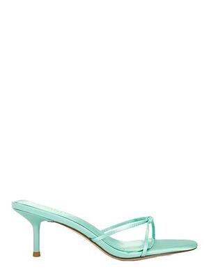 Femme La Maeve Slipper With Stiletto Heel - Mint