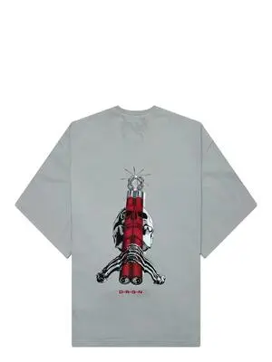 D-R-G-N Round Neck T-shirt - Grey