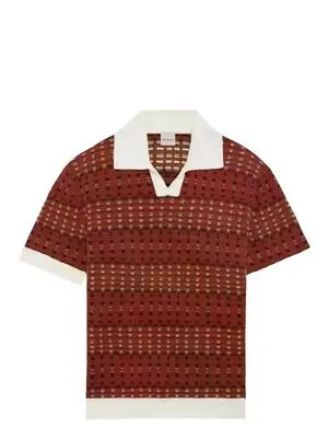 Drole De Monsieur Patterned T-shirt - Red